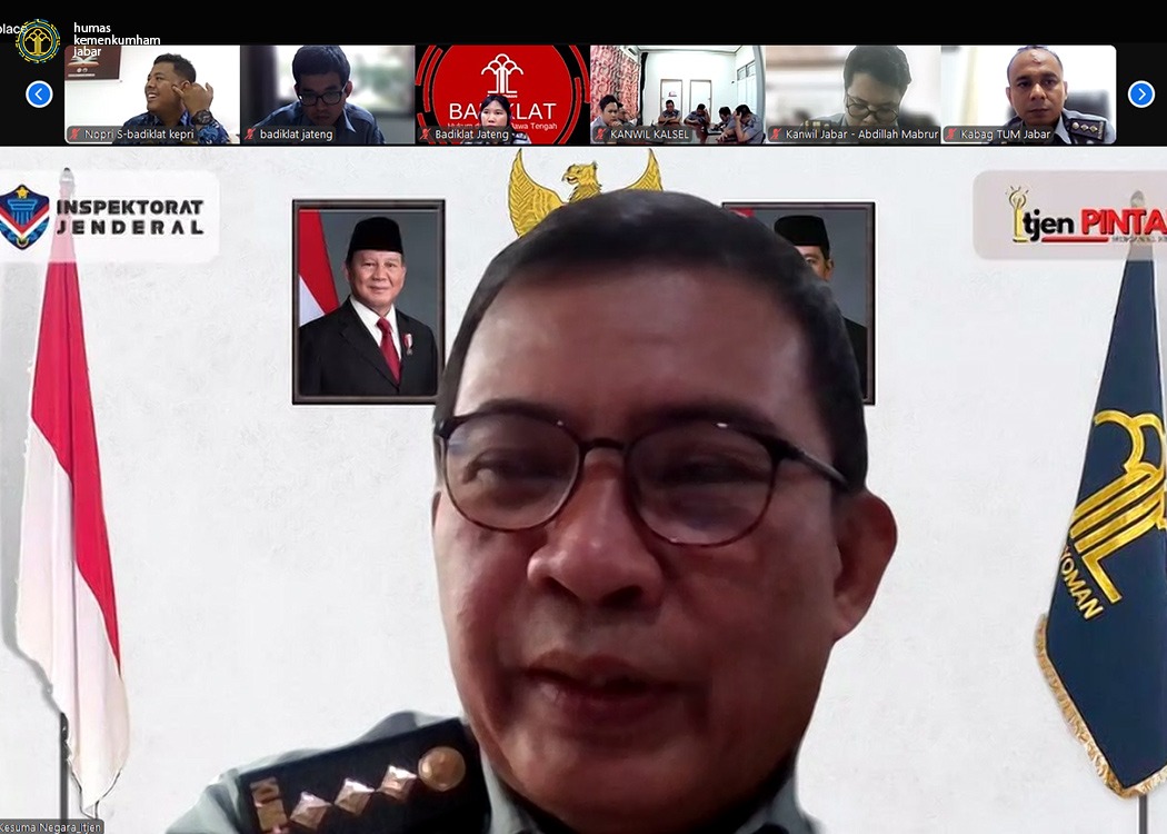 Ikuti Sosialisasi Oleh Biro Perencanaan, Kanwil Kemenkum Jabar Persiapkan RKT RB Tahun 2025